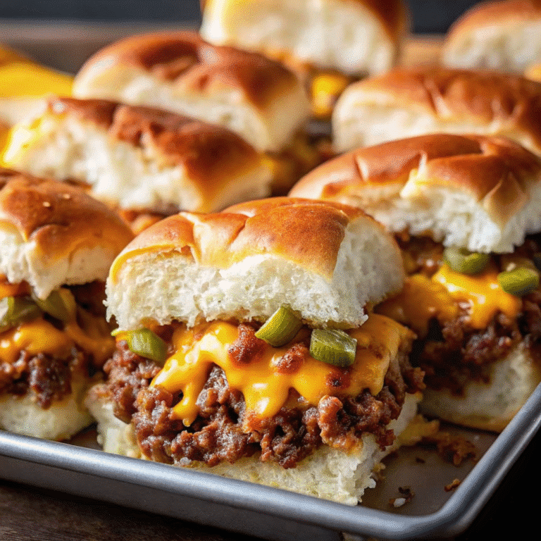Sheet Pan Burger Sliders - A Deliciously Easy Crowd-Pleaser