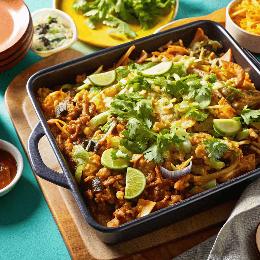 Easy Chicken Taco Dump Dinner in 35 Min